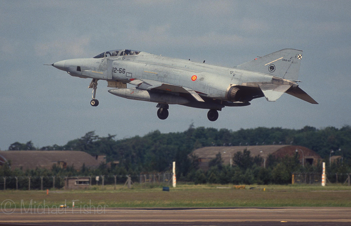 Legendary Moments in Military Aviation: Spanish Air Force F-4Cs ...