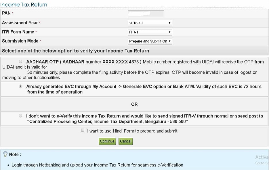 How to e-file Income Tax Return For AY 2018-19 step by step - Tax ...