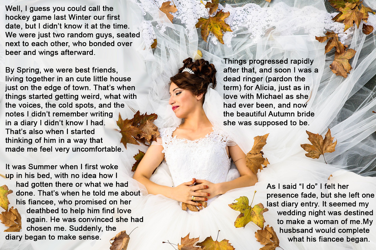 Bending the Bookshelf: #TGCaption - An Autumn Bride (#feminization # ...