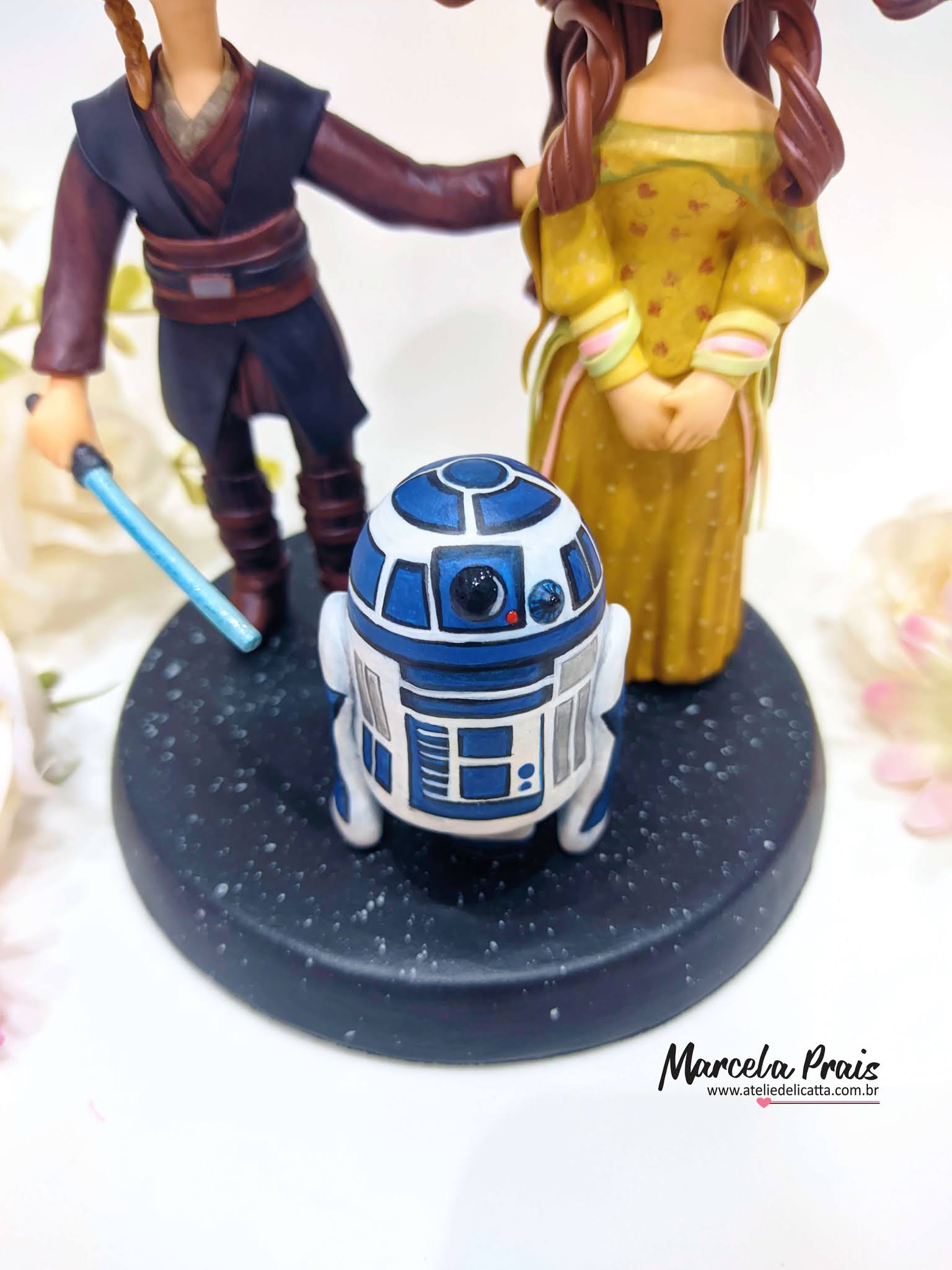 Casal chibi star wars - Anakin e Padmé