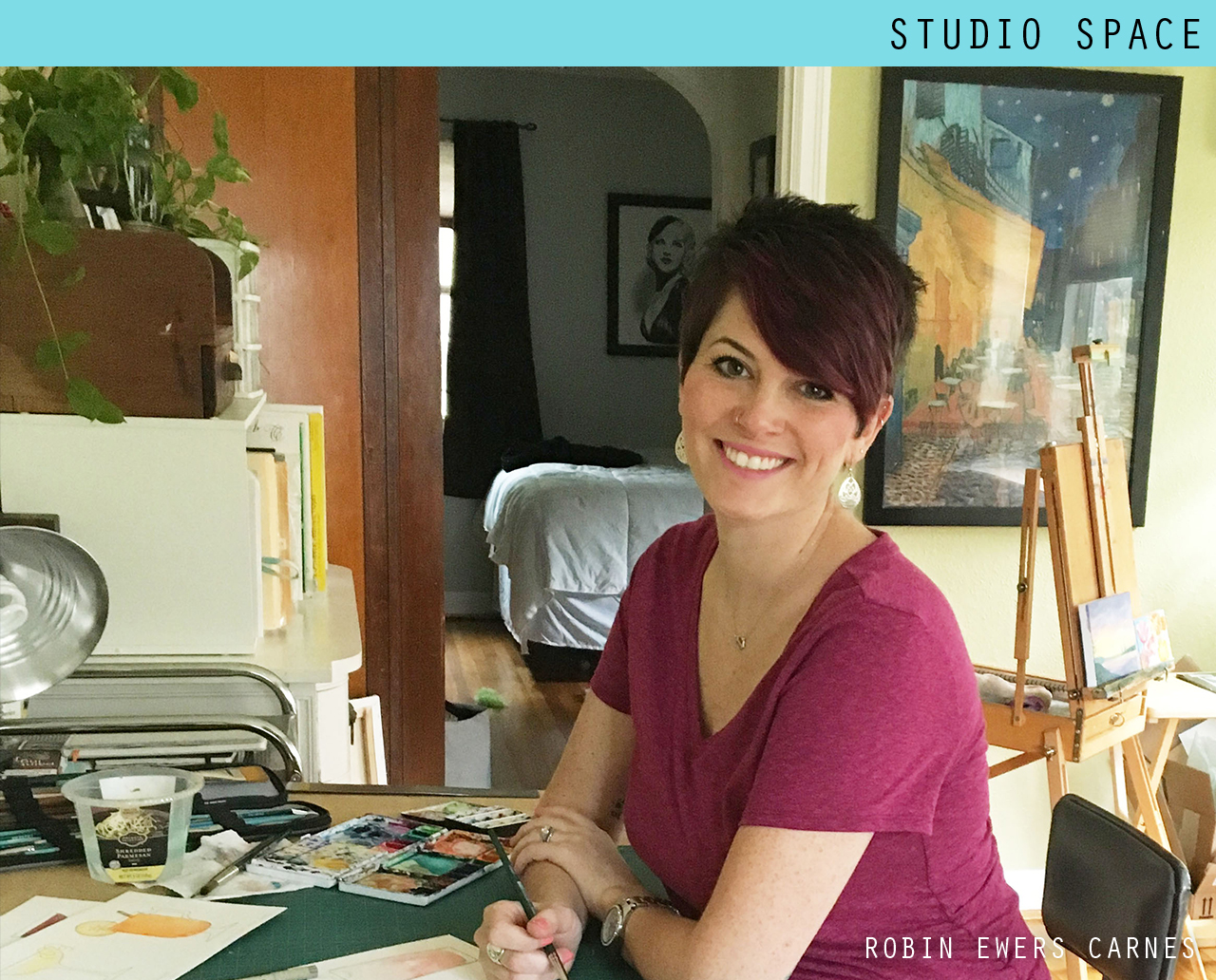 Cincinnati Illustrators Blog: STUDIO SPACE: Robin Ewers Carnes