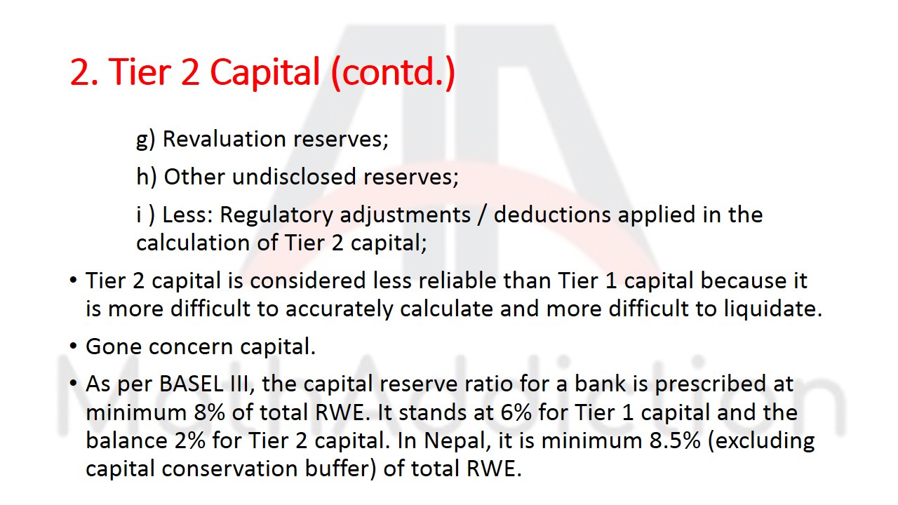 Blog #3 : Tier 1 and Tier 2 Capital (For all banking exams)
