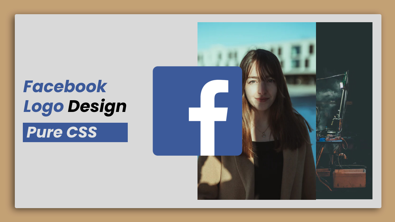 Pure Css Facebook Logo Design Pure Css Facebook Icon Design Rustcode Rustcode