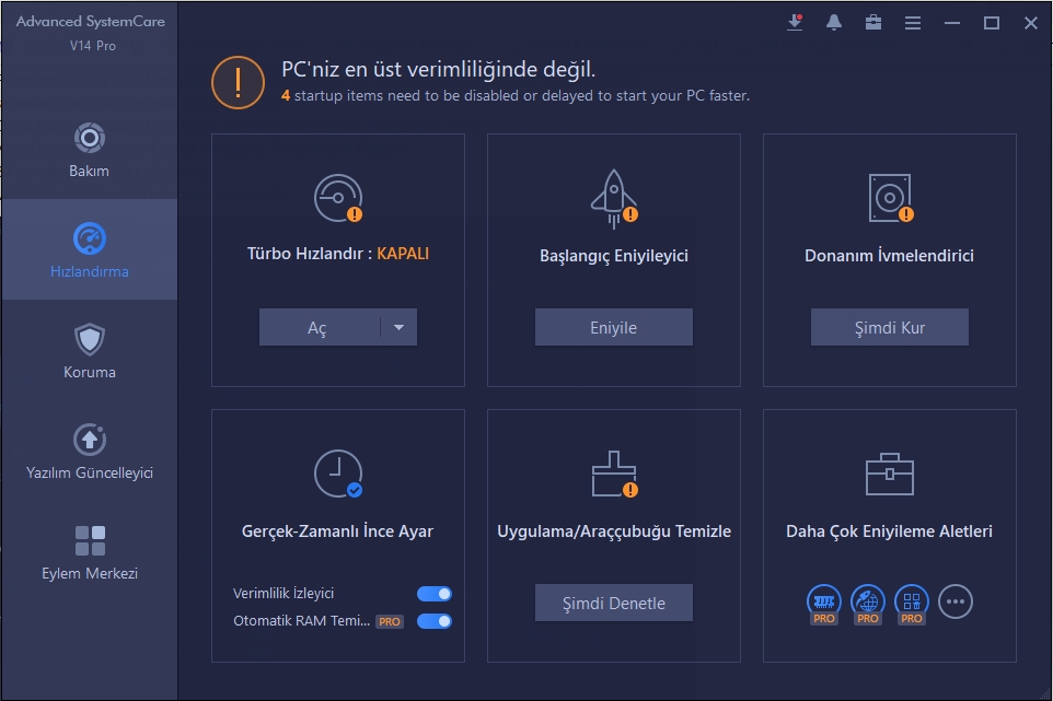 Advanced systemcare pro 14 hediye lisans - snobowl