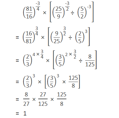 10 Math Problems: Laws of Indices