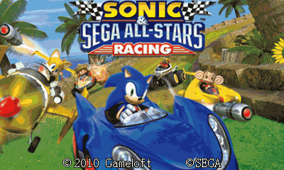 240x400 Java Games Collection: Sonic Racing