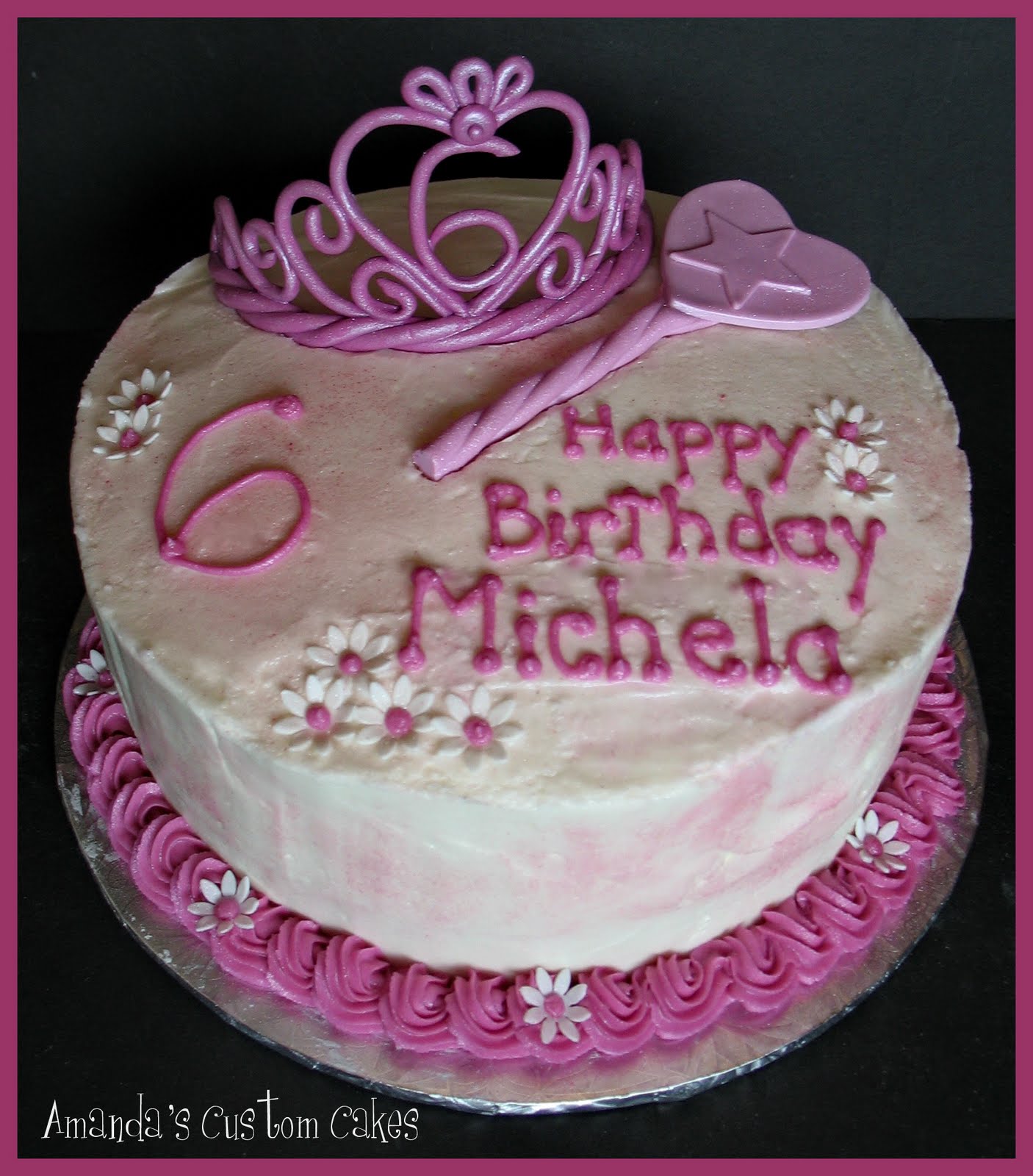 Amanda's Custom Cakes: Princess Buttercream Cake