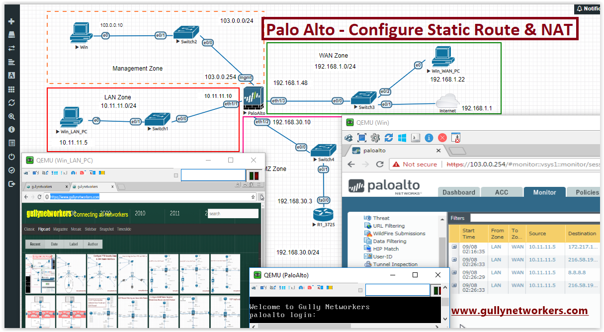 HackingDNA: Palo Alto - Configure Static Route & NAT HackingDNA: Palo Alto - Configure Static Route & NAT