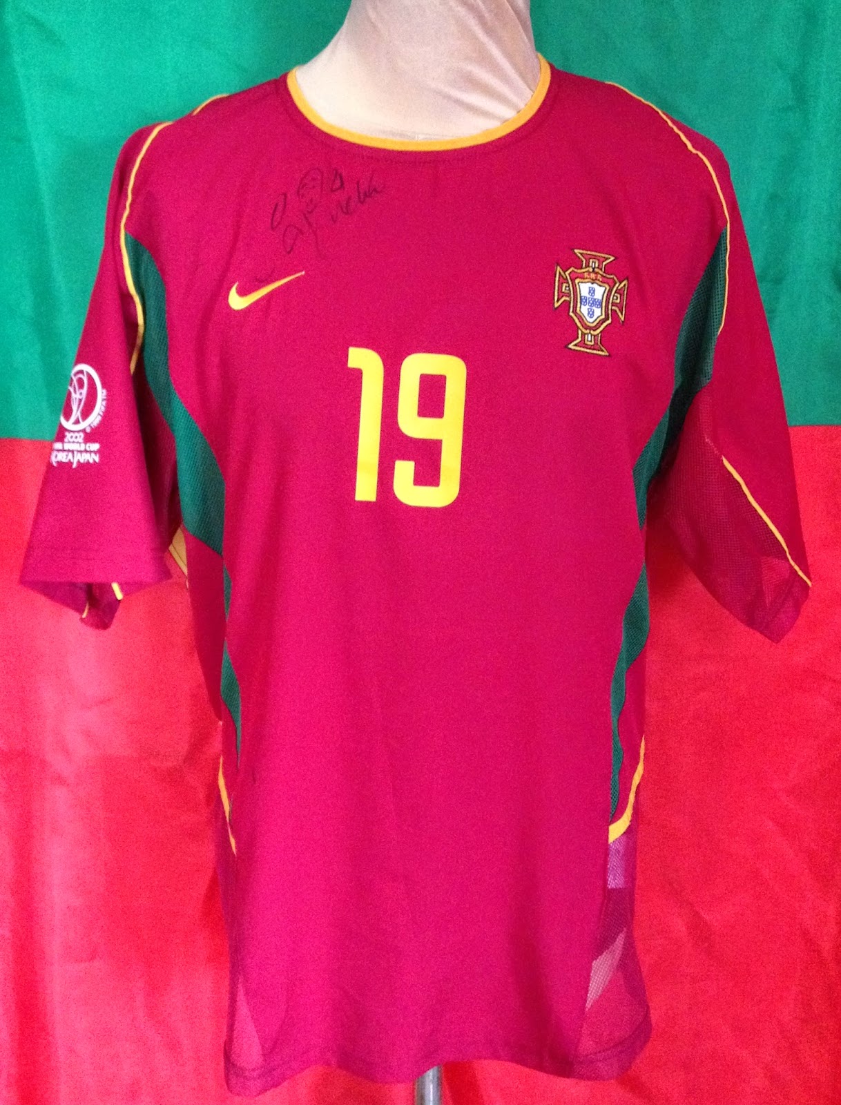 Match Worn Shirts FC Porto / Portugal: CAMISOLA JOGO PRINCIPAL PORTUGAL ...