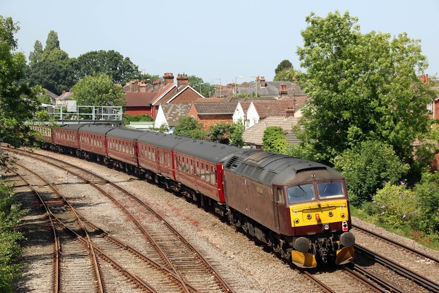 47s and other Classic Power at Southampton: Class 47 movements, 25th ...