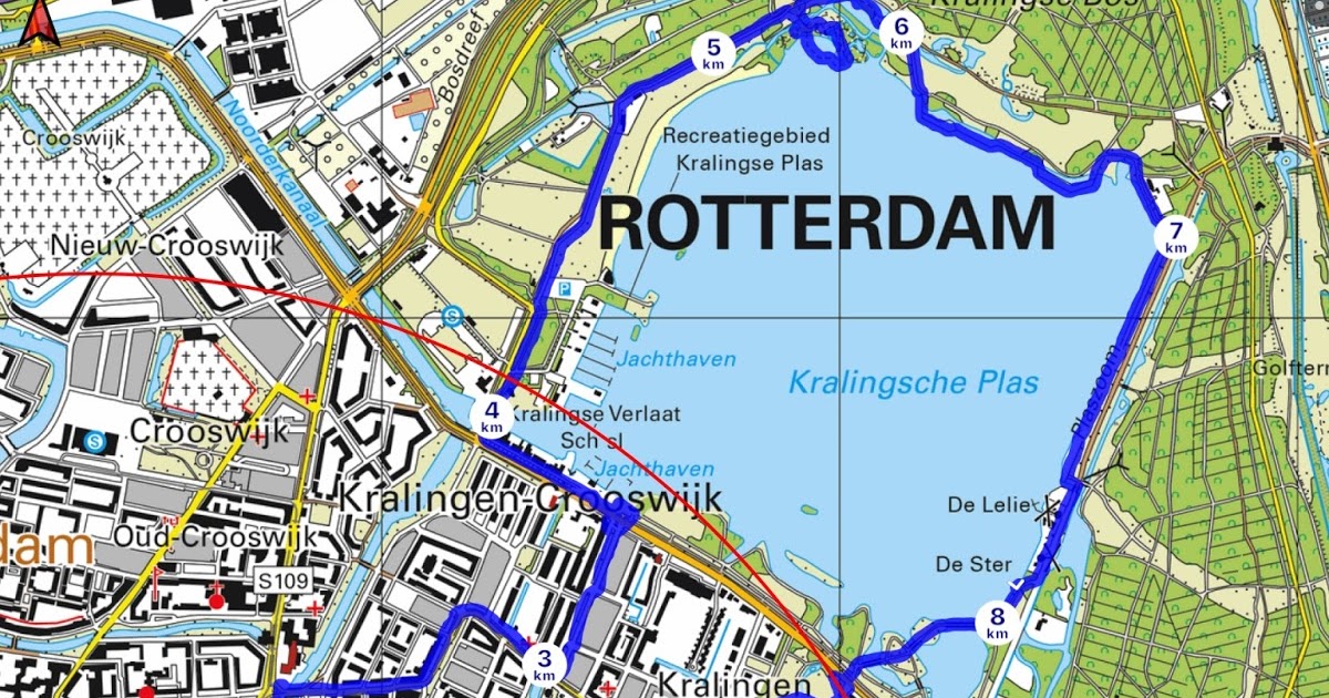 Wandel, fiets en vakanties : Rotterdam 12,8 km