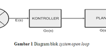 SISTEM KONTROL OPEN LOOP DAN CLOSE LOOP