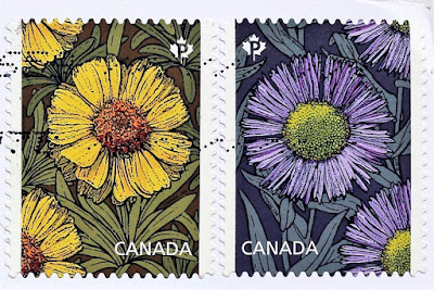 Mail Adventures: Sunday Stamps | Yellow Flowers