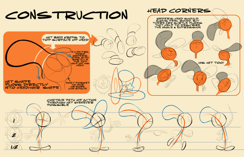 Animopus: Model Sheets for 'Wander Over Yonder'
