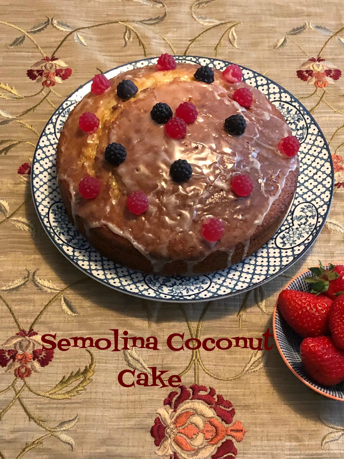 Chez Maximka: Semolina Coconut cake