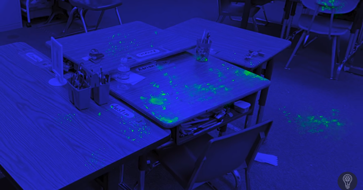 How easily do germs spread? Watch this experiment to find out ...