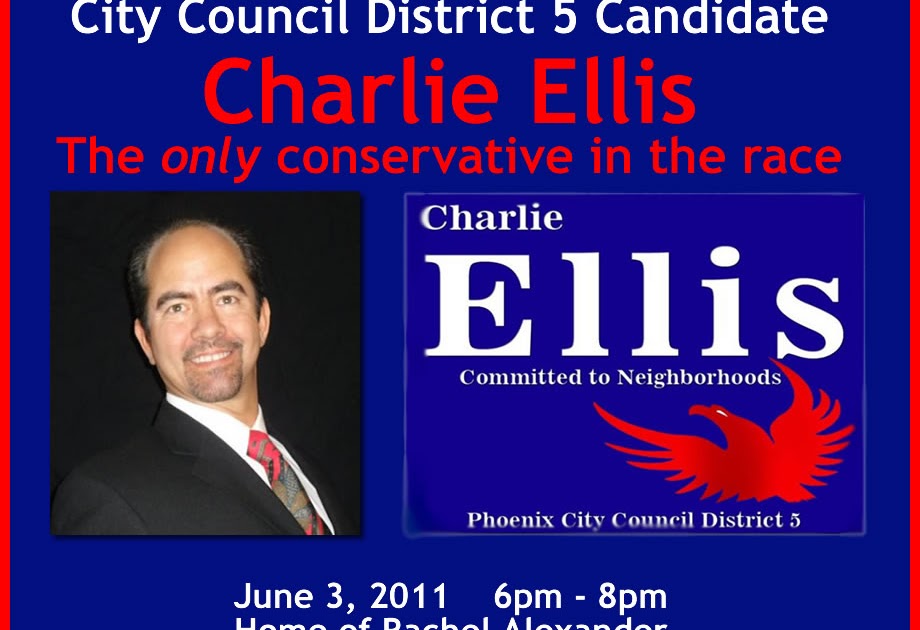 IC Arizona: Reception in my home for Charlie Ellis, candidate for ...