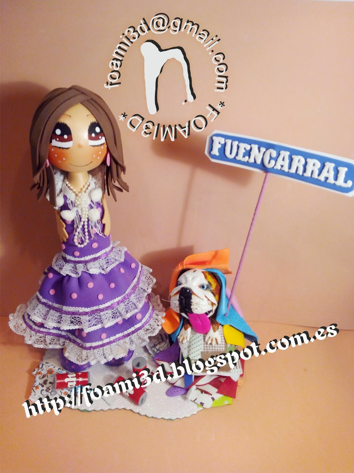 * Fofuchas, Regalos y Trabajos realizados en EVA *: Fofucha Gorjuss