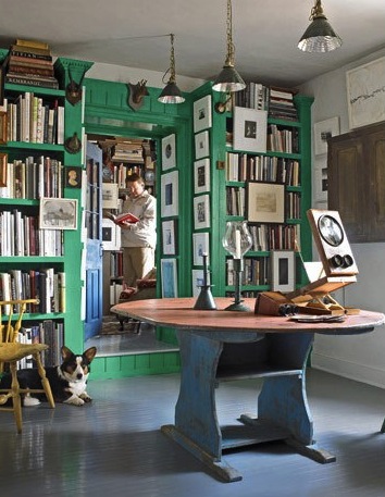 A Library of Design: A Paean to Painted Libraries