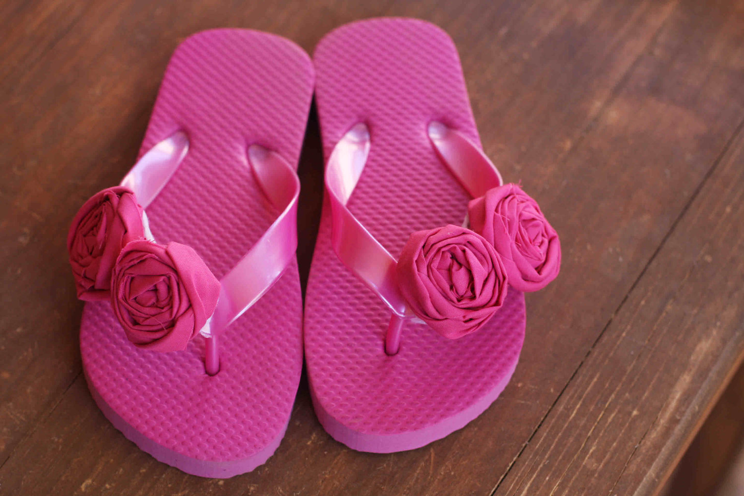 Oh Blooming by Norlie Gorgie: Flower Flip Flops