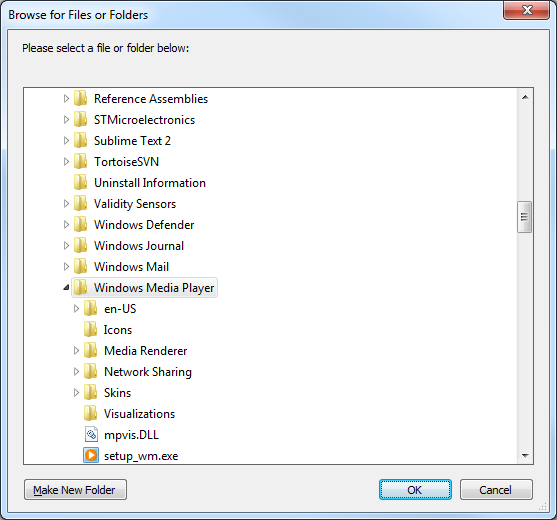 Alackofunderstanding Browsing For Files And Folders A C Wrapper For Shbrowseforfolder