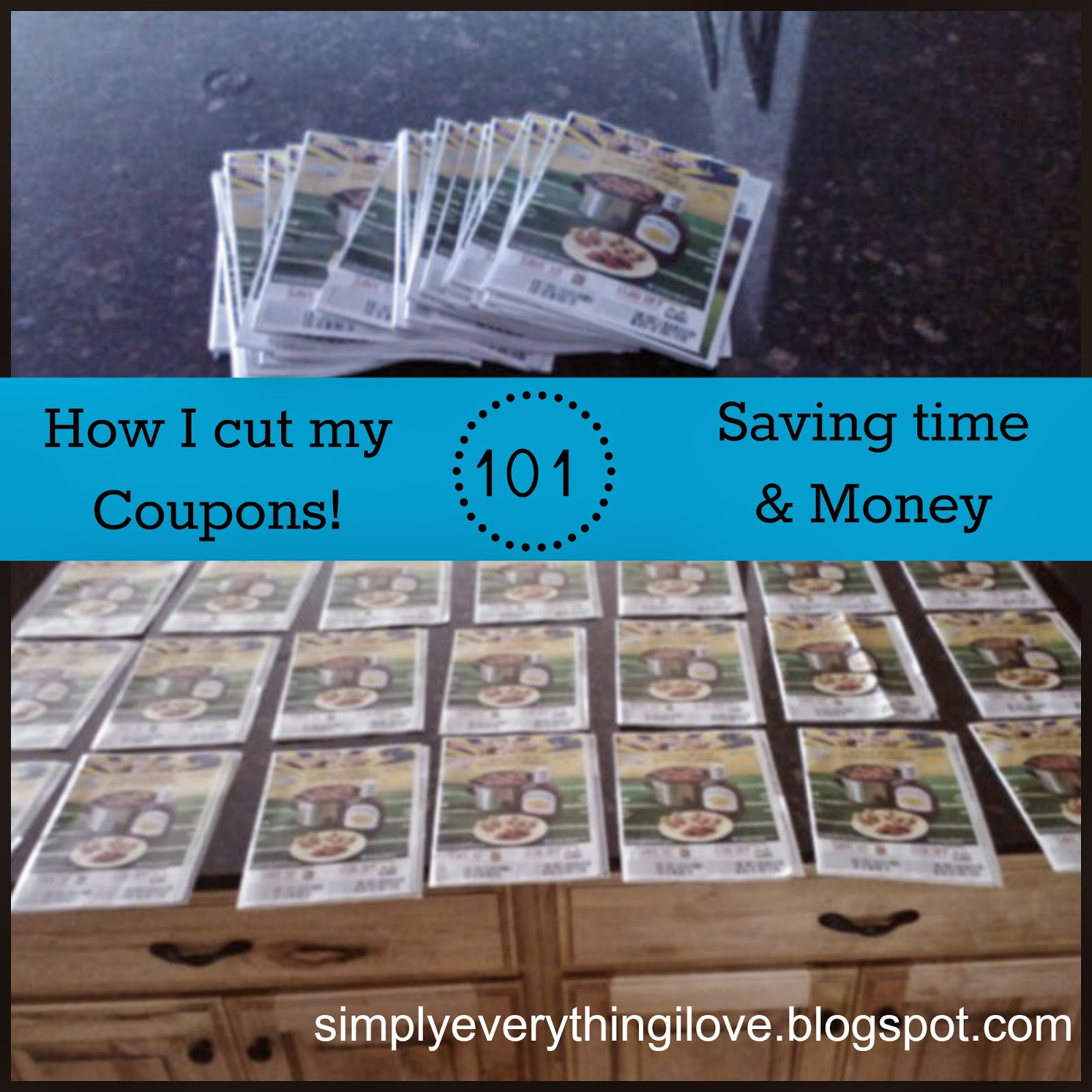 Simply Everthing I Love...: How do I Cut My Coupons??