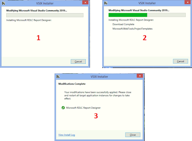 Installing RDLC Report in Visual Studio Community Edition 2019