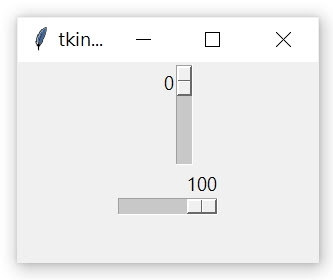 小狐狸事務所: Python 內建 GUI 模組 tkinter 測試 (十二) : Scale 元件