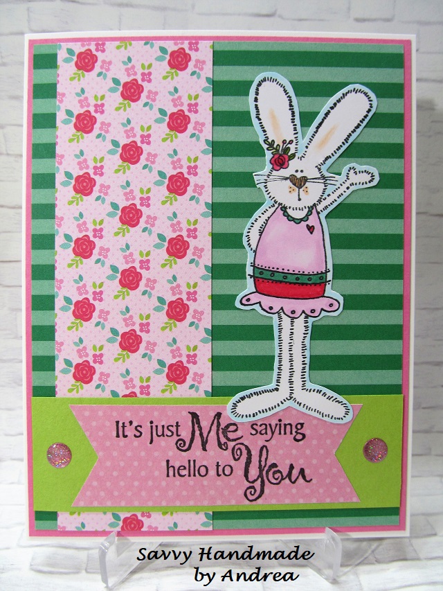 Savvy Handmade Cards: Just Saying Hello Card