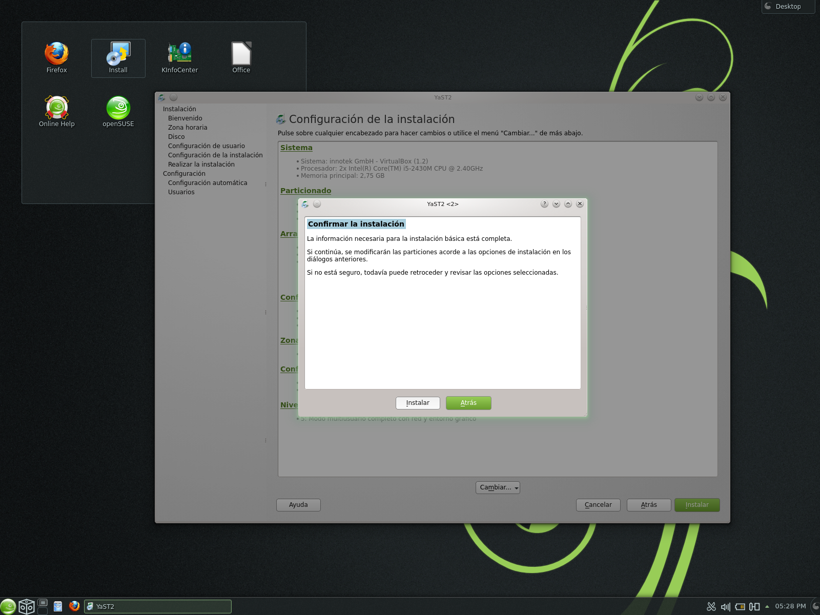 Linux en Andalú: Cómo instalar OpenSuse 12.3
