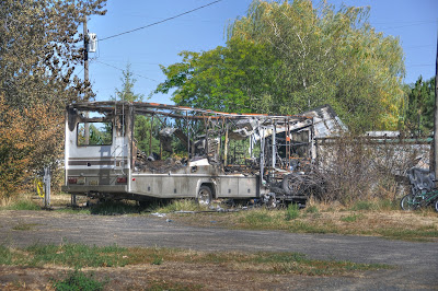 This Life in Ruins: Burnt out RV, Washtucna, wa