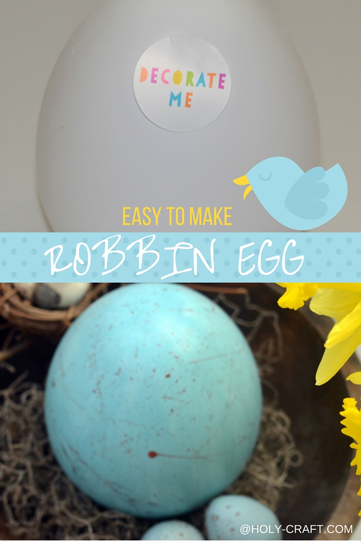 How to make a robin's egg from a Target one spot find