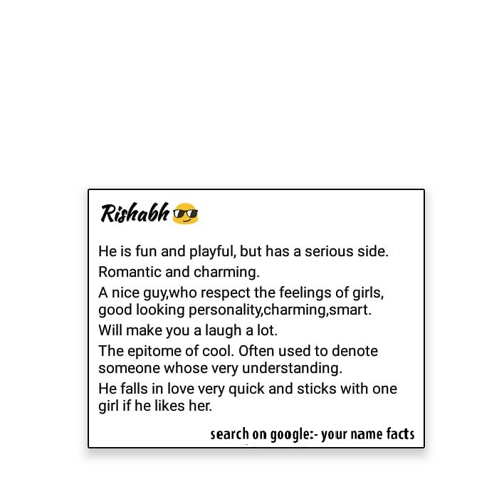 Your Name Facts | check your name facts