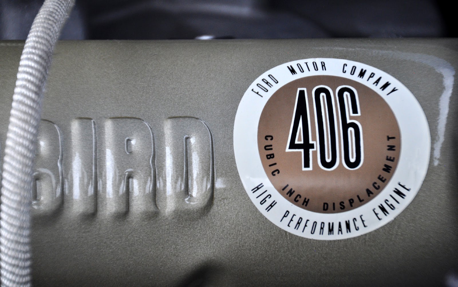 Just A Car Guy: engine size stickers