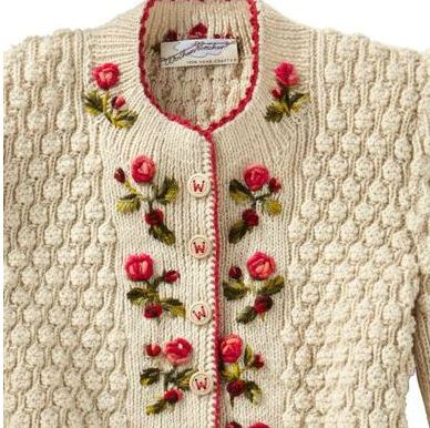 MARIETTE'S BACK TO BASICS: {My Hand Knitted & Hand Embroidered Sweater}