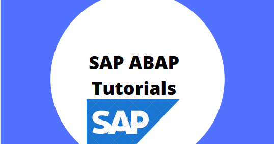 SAP ABAP Tutorials-Beginners Tutorials