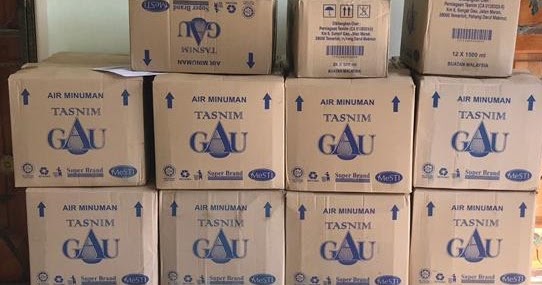 Air Mineral Tasnim Gau..: Air Gau Sedia dalam stok