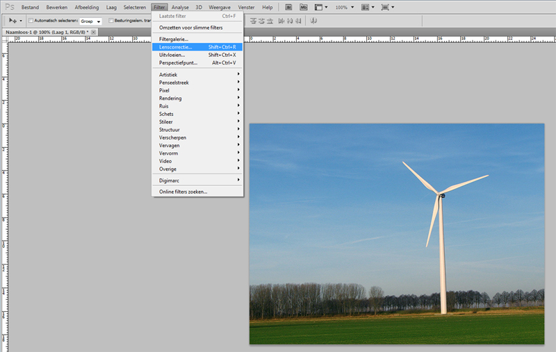 Photoshop Tutorials: Adobe Photoshop Tutorial - Horizon rechttrekken ...