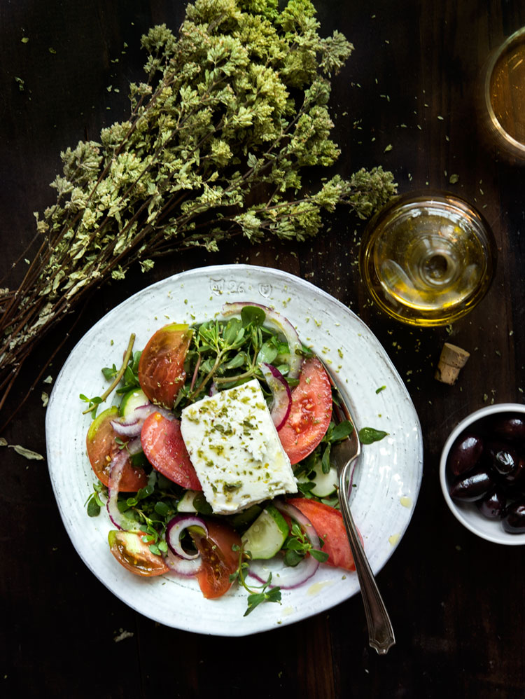 Greek Meze (Mezethes) - WILD GREENS & SARDINES