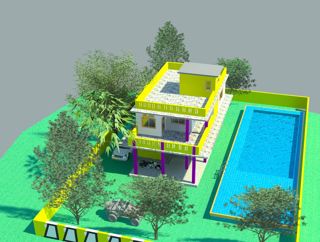 How to make Swimming Pool in Revit.