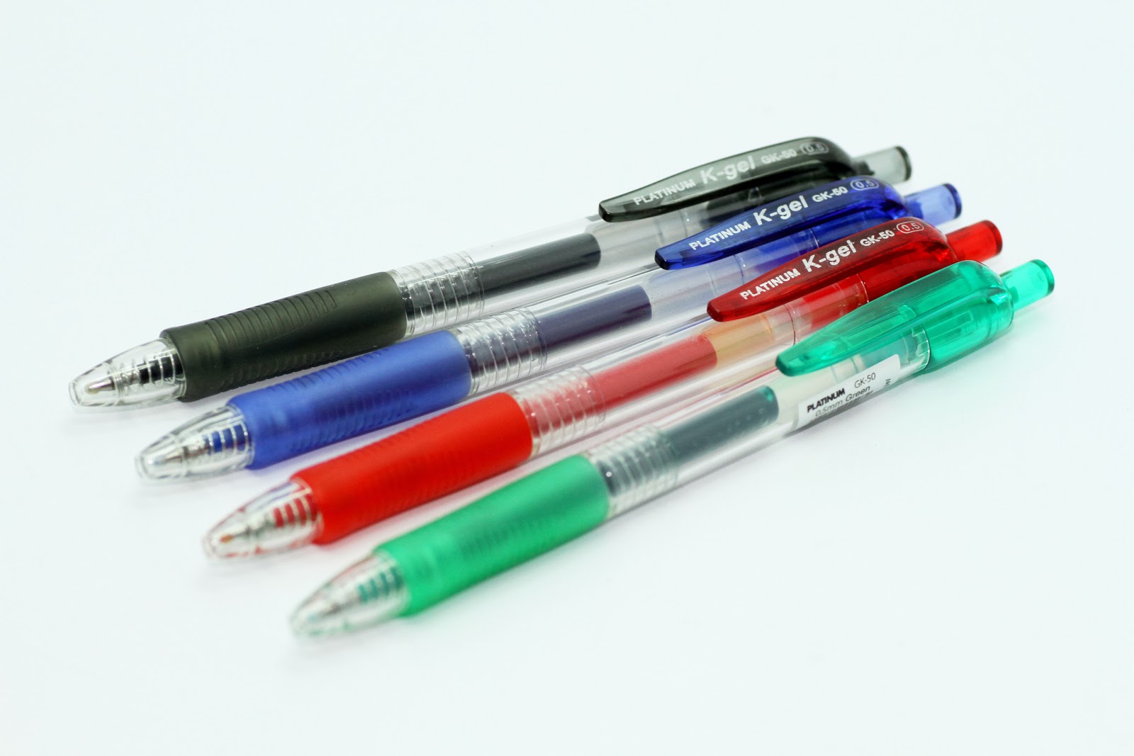 Of Black Blue Red and Green | Platinum Pens