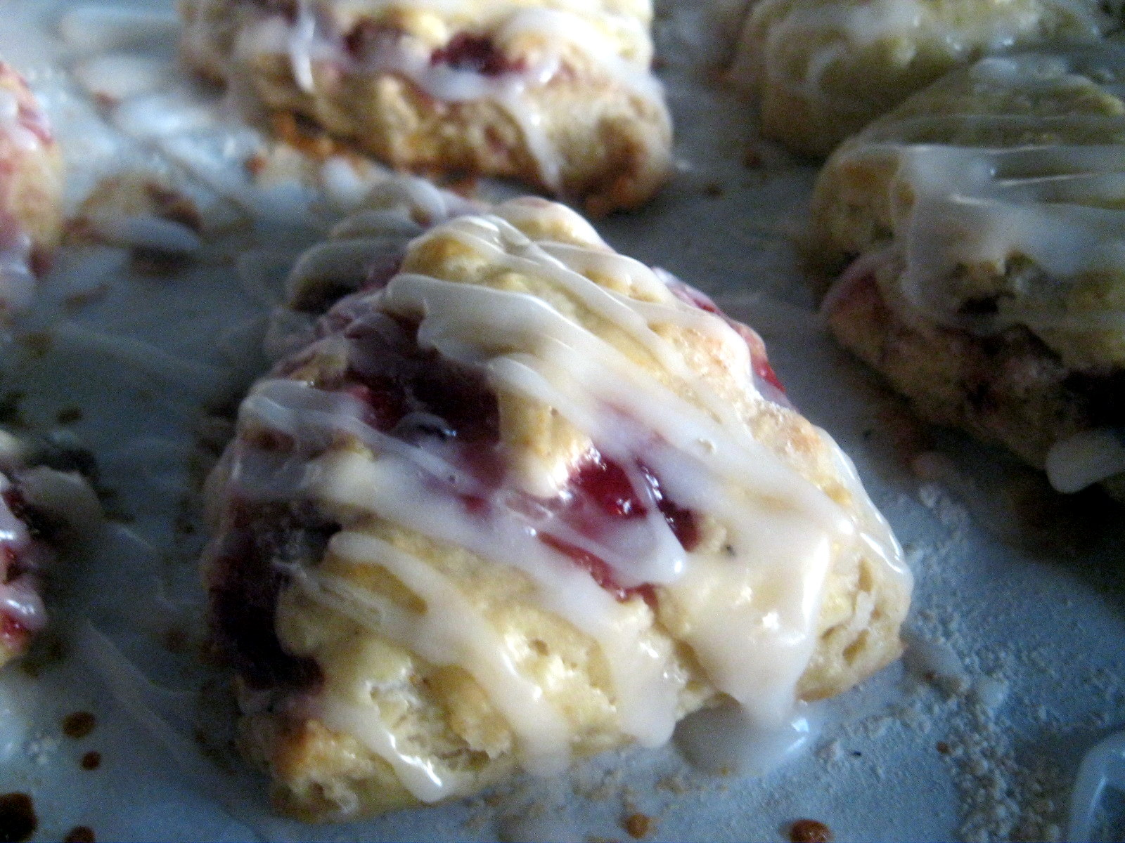 Adirondack Baker: Raspberry Red Currant Scones