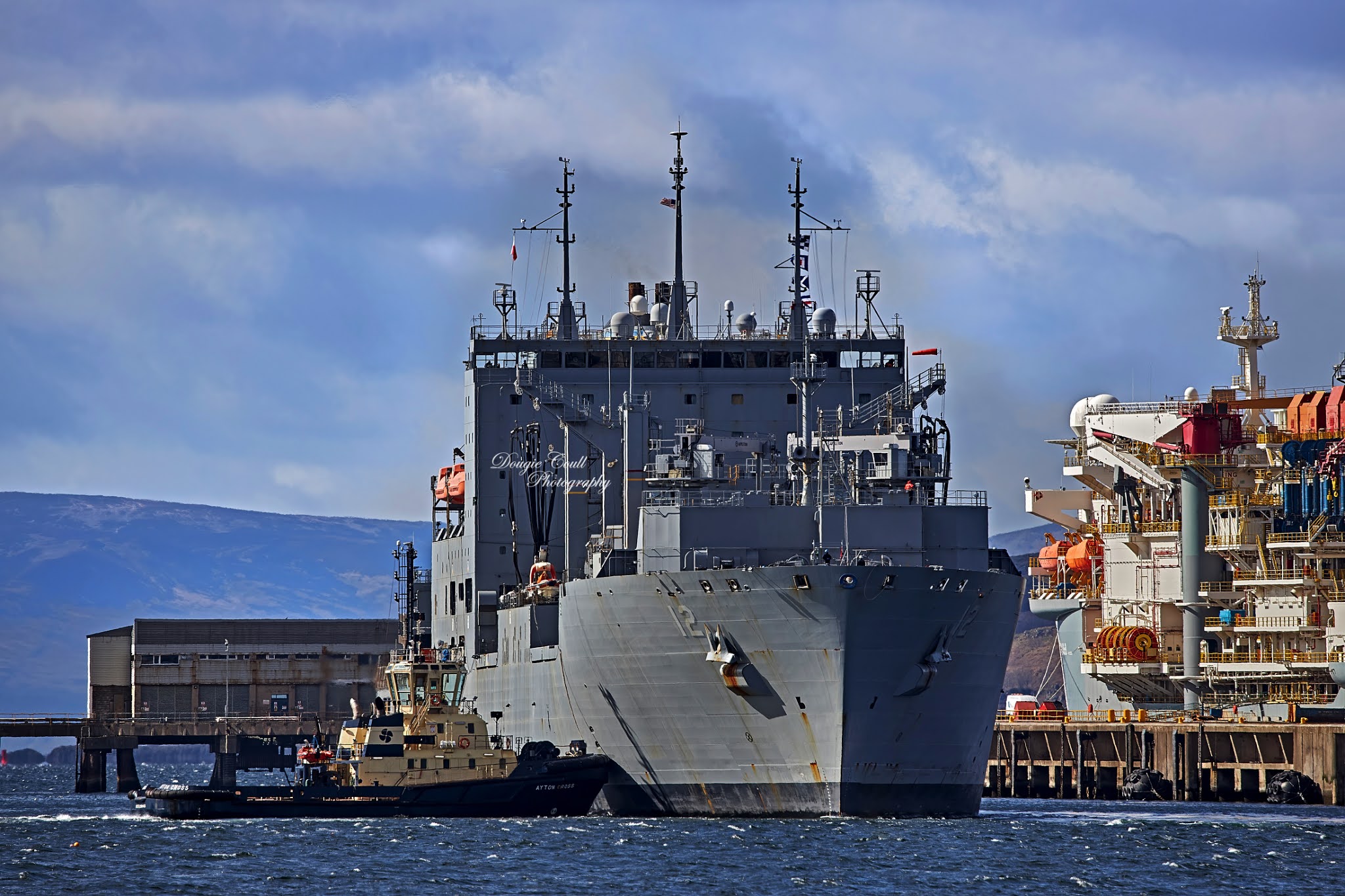 Dougie Coull Photography: USNS Willam McLean at Hunterston in Scotland