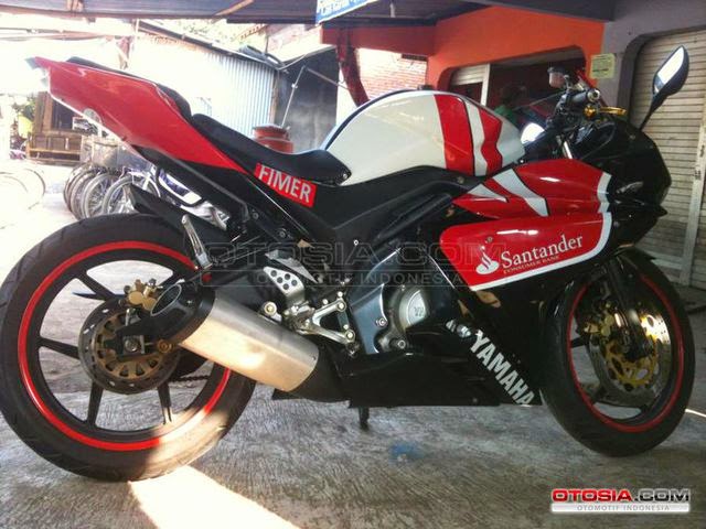 Gambar Yamaha Vixion Custom Modif Jadi YZF R125 Full Body