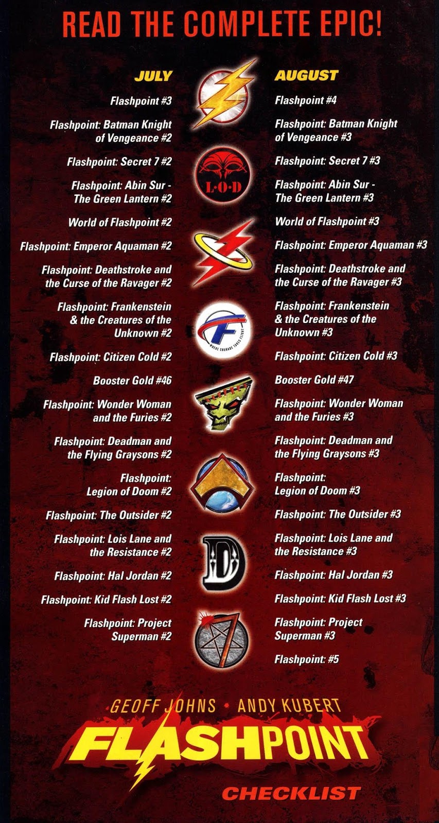 chezkevin: Flashpoint: A Reading Guide