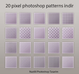 20 pixel photoshop patterns indir - Photoshop Tasarım