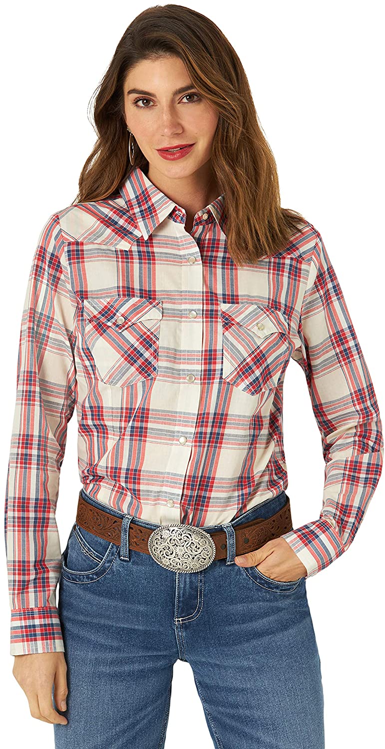 Women's Western Plaid Flannel Shirts