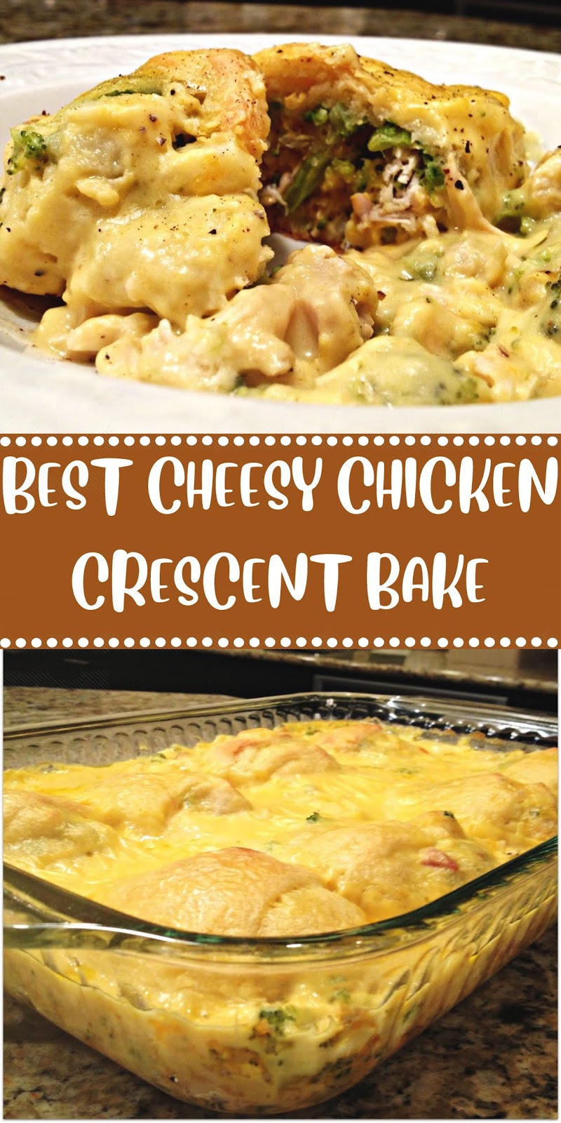 BEST CHEESY CHICKEN CRESCENT BAKE - 10 CAPTAIN RECIPES
