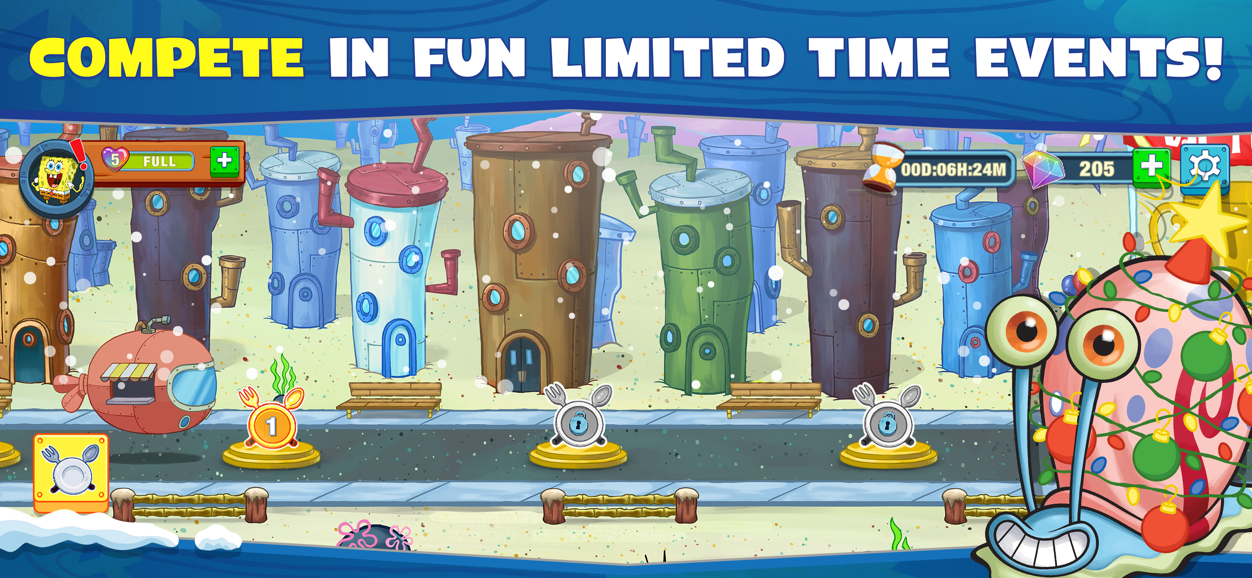 NickALive!: ‘SpongeBob: Krusty Cook-Off’ Mobile Game Gets Festive ...