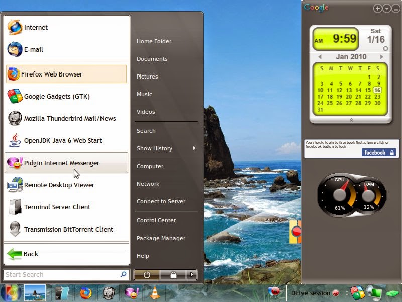 BELAJAR KOMPUTER: BEBERAPA TAMPILAN LINUX YANG MIRIP DENGAN TAMPILAN ...